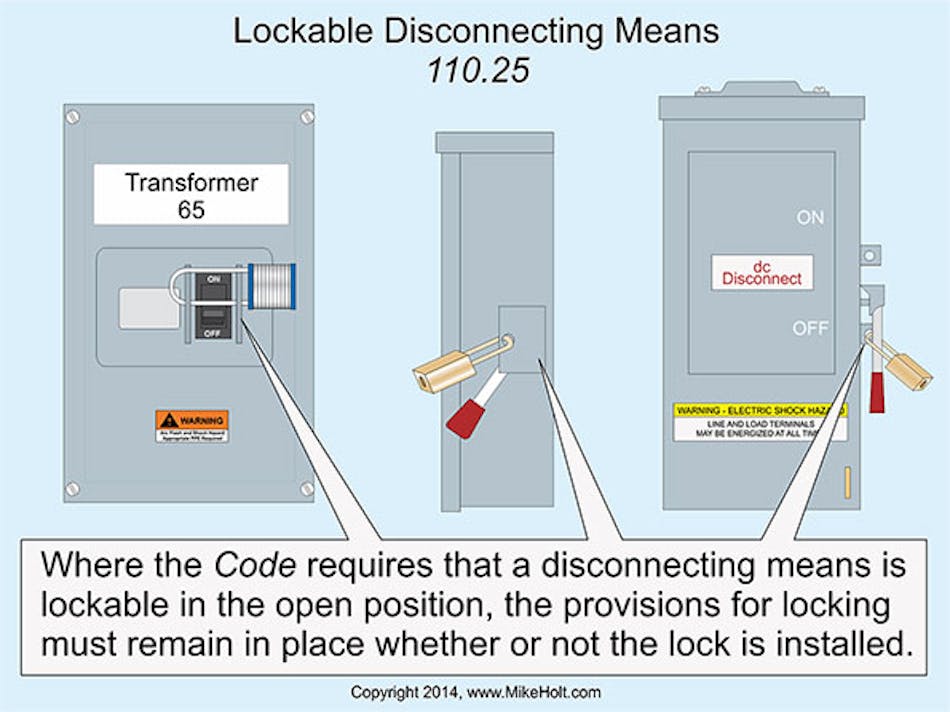 Code Q&A: Lockable Disconnecting Means | EC&M