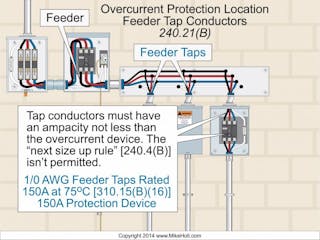 Stumped by the Code? NEC Requirements for 10-Ft Tap Rules | EC&M