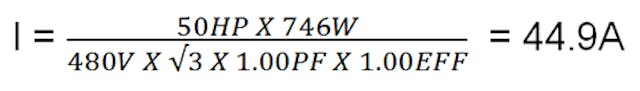 Motor Nameplate Current vs. NEC Full Load Current Values | EC&M