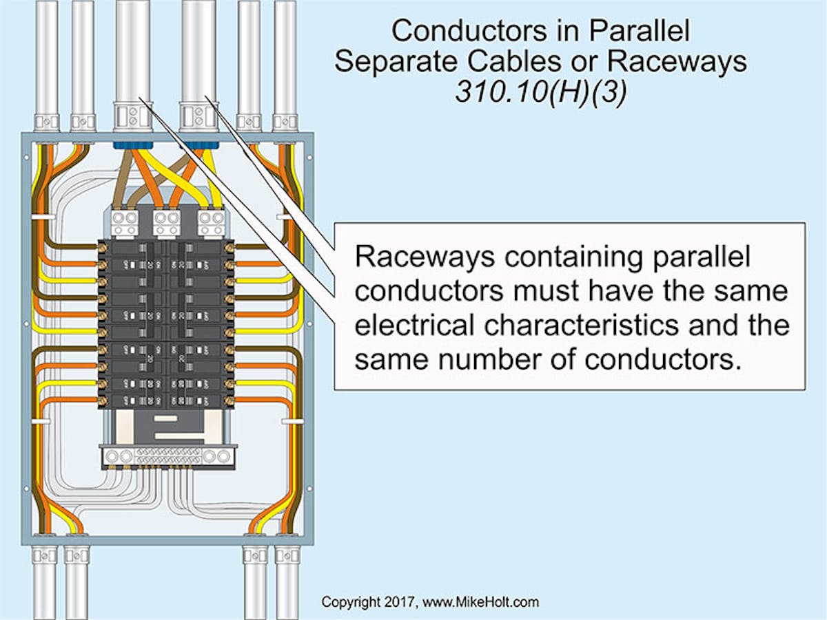 Code Q&A: Conductors Installed in Parallel | EC&M