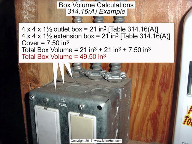NEC Requirements for Sizing Outlet Boxes | EC&M NEC Requirements for Sizing Outlet Boxes | EC&M