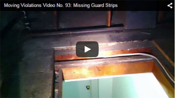 Moving Violations Video No. 93: Missing Guard Strips | EC&M