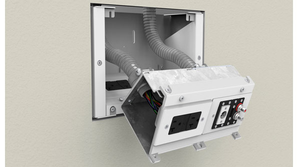 Flat screen wall box | EC&M