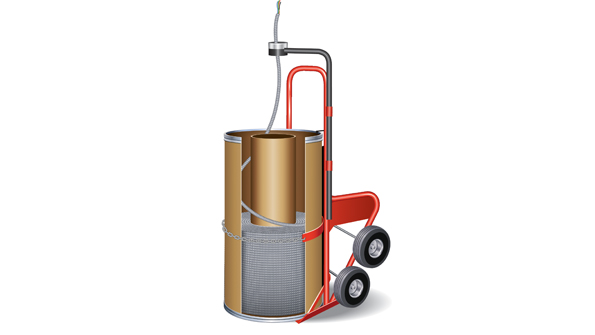 Armorlite Metal Clad Cable in a SIMpull BARREL container | EC&M