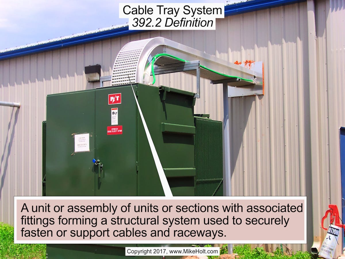 Code Q&A: Cable Tray, Defined | EC&M