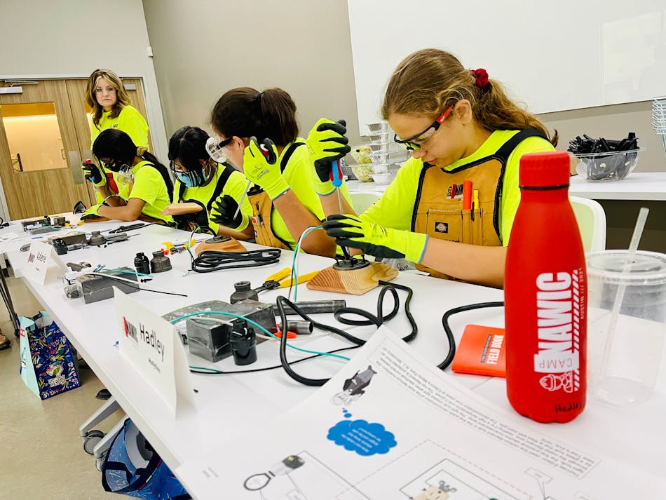 Rosendin Sponsors Camp NAWIC Construction Camp for Girls in Austin | EC&M
