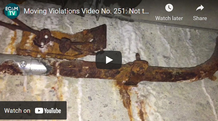 Moving Violations Video No. 251: Not the Best Choice of Material | EC&M