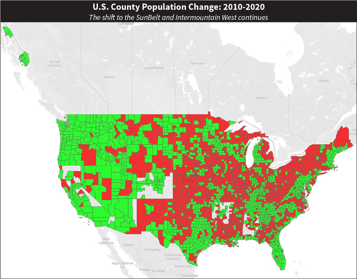 50 Fastest-Growing Counties in the United States 2022 | EC&M