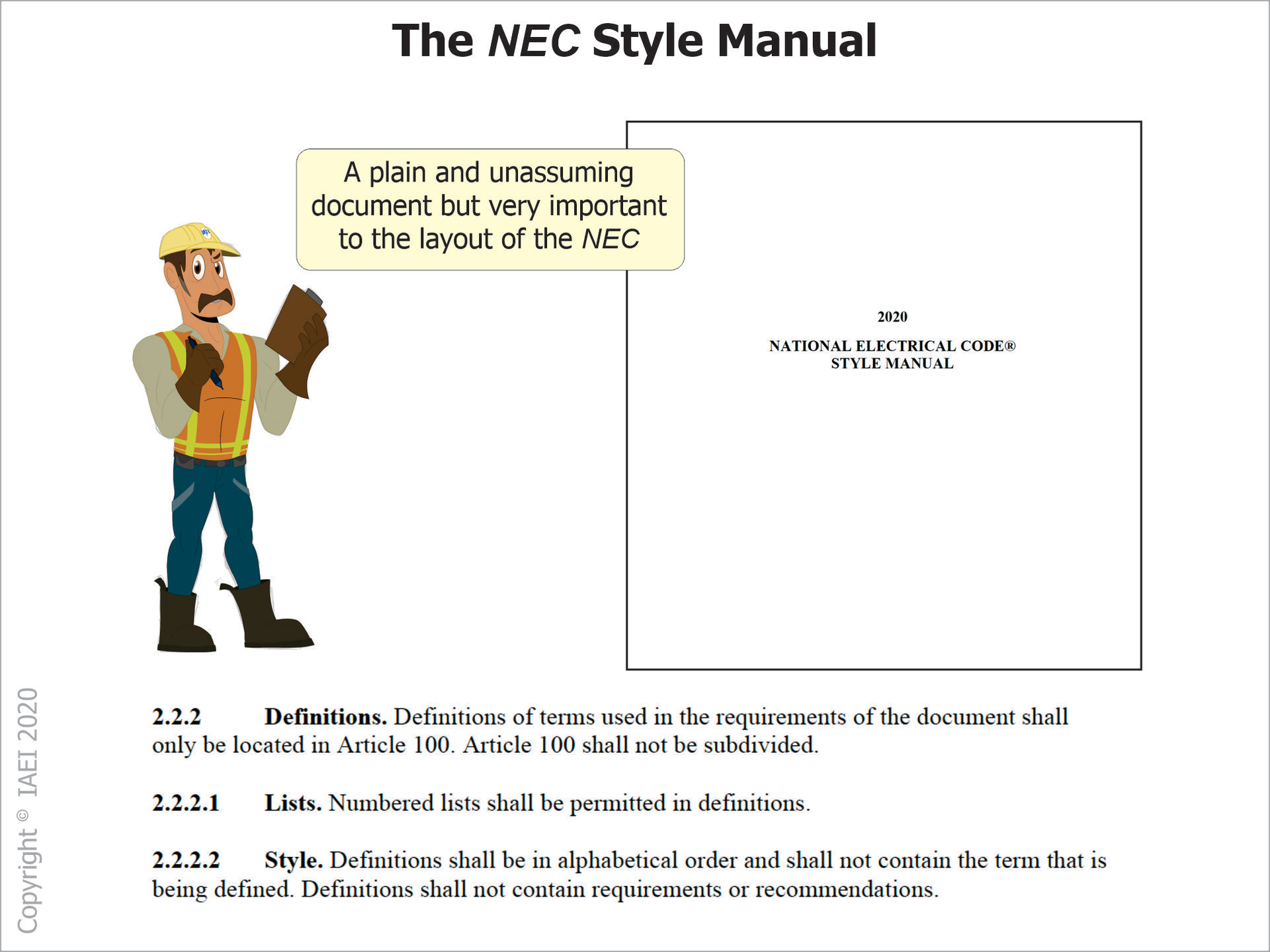 Guidelines for Writing the National Electrical Code | EC&M