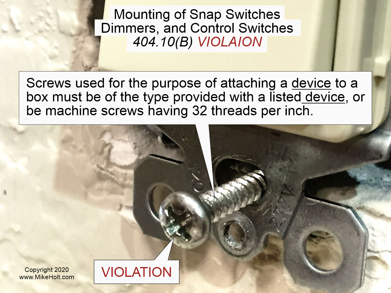 NEC Requirements for Switches | EC&M