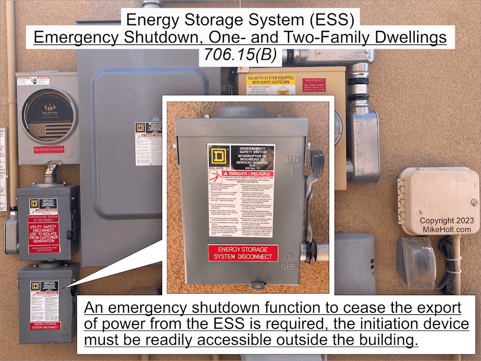NEC Requirements for Energy Storage Systems | EC&M